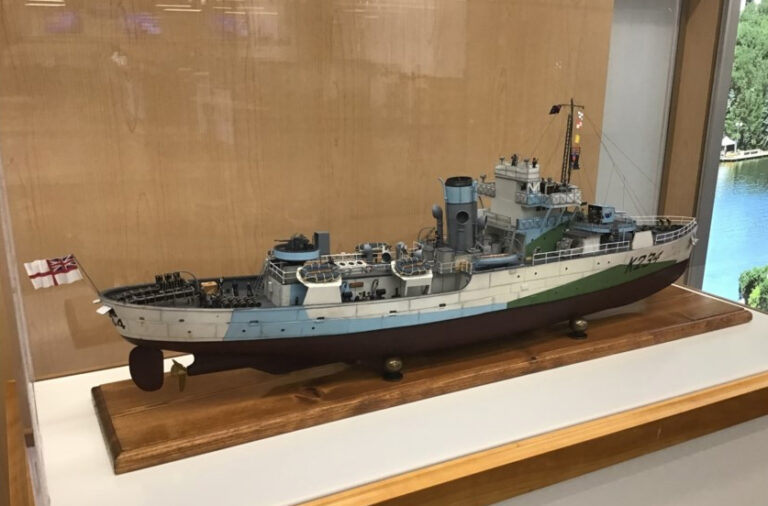 HMCS Regina Model Back on Display at City Hall – Maple Leaf Navy Magazine
